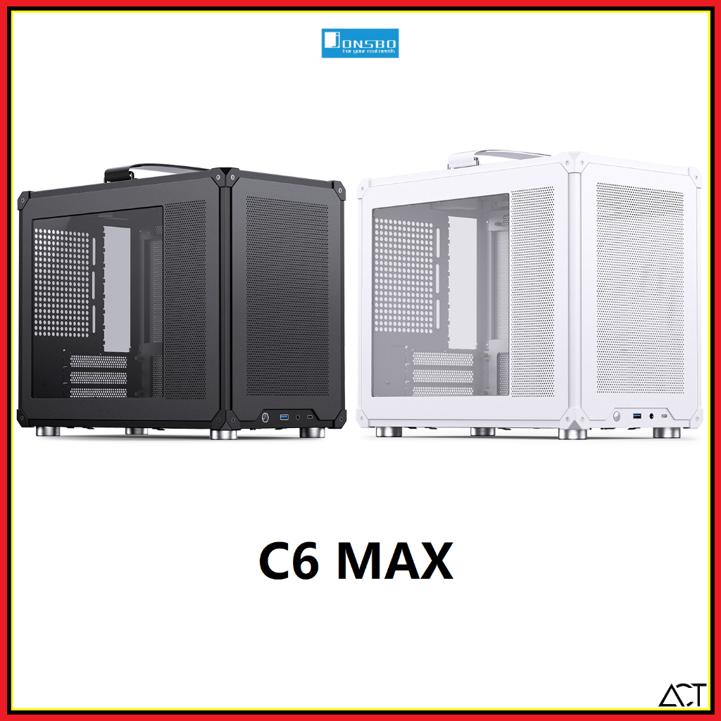 Jonsbo C6 MAX MATX Gaming Chassis Desktop Casing ( White / Black ) | Shopee Philippines
