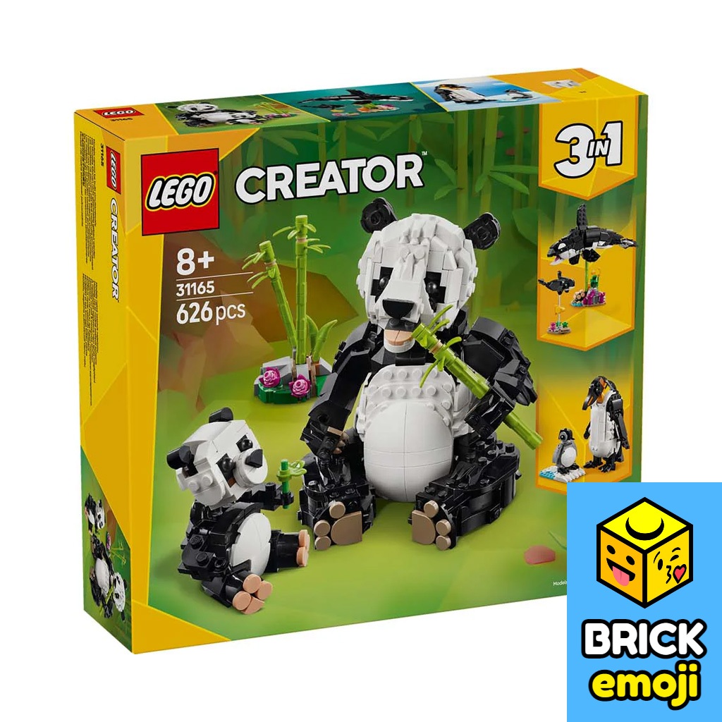 LEGO 31165 Creator Wild Animals: Panda Family | Shopee Philippines