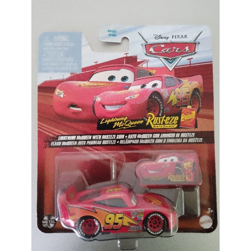 Disney Pixar Cars Lightning McQueen with Rusteze Sign | Shopee Philippines