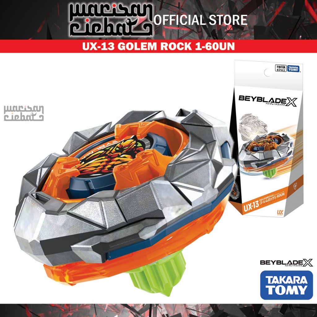 Takara Tomy Beyblade X UX-13 Booster Golem Rock 1-60UN | Shopee Philippines