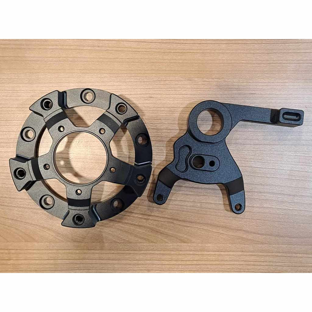 R1 underslung brake caliper mount rear caliper bracket for P2 billet ...