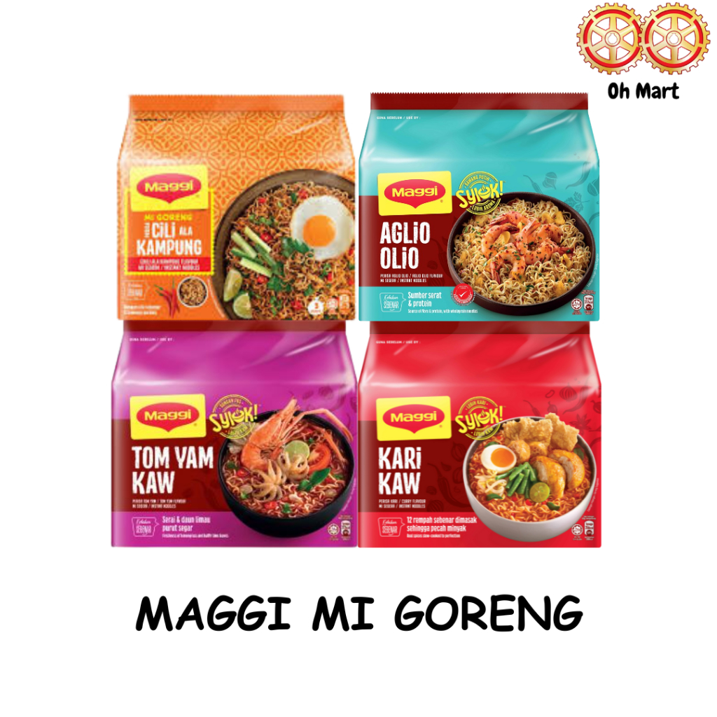 Maggi Mi Goreng Instant Noodles Cili Kampung - 5packs | Shopee Philippines