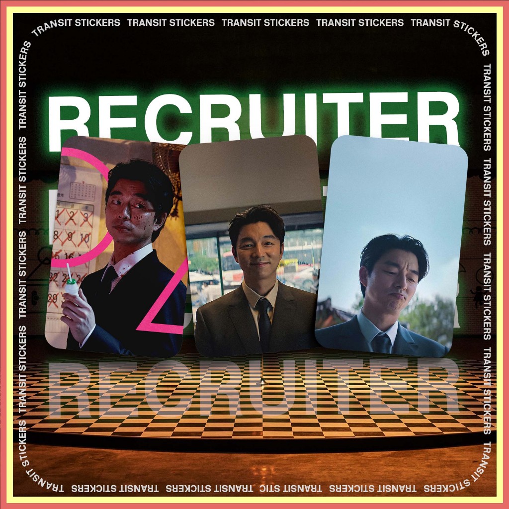 The Recruiter Netflix's Squid Game Scene Grab Card Sticker | Shopee ...
