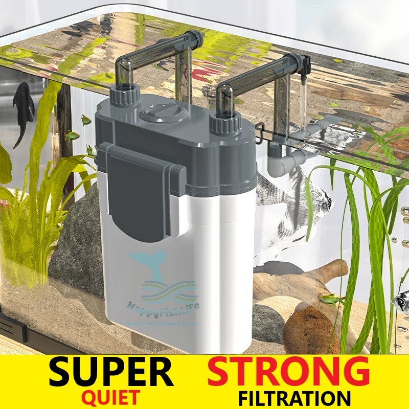 Silent Hang On Back HOB Filter huge media space Lily pipe Skimmer ...