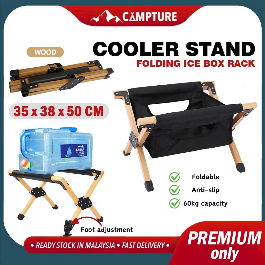 【CAMTURE】Multipurpose Water Bucket Stand Camping Cooler Box Ringan ...