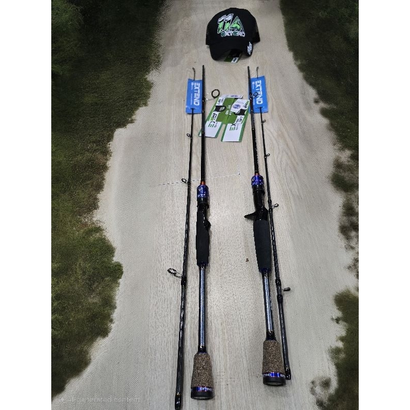 EXTEND SHARK ELEVEN SERIES SPINNING & BAITCASTING FISHING ROD (2025 NEW ...