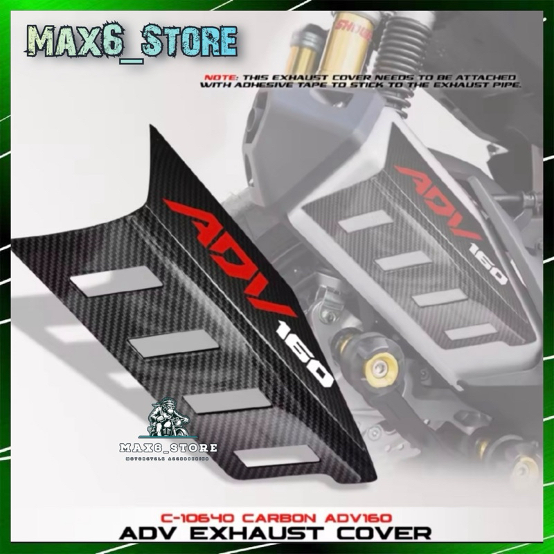 HONDA ADV160 MUFFLER COVER ACC EXHAUST COVER ADV 160 MUFFLER EXHAUST ...