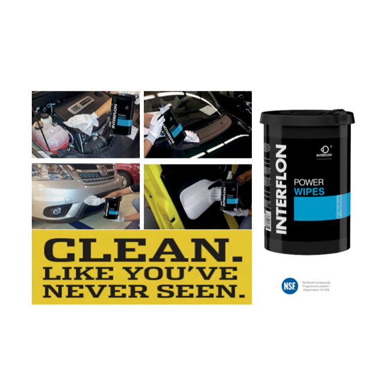 INTERFLON Heavy-Duty Multi-Surface Cleaning POWER WIPES | Shopee ...