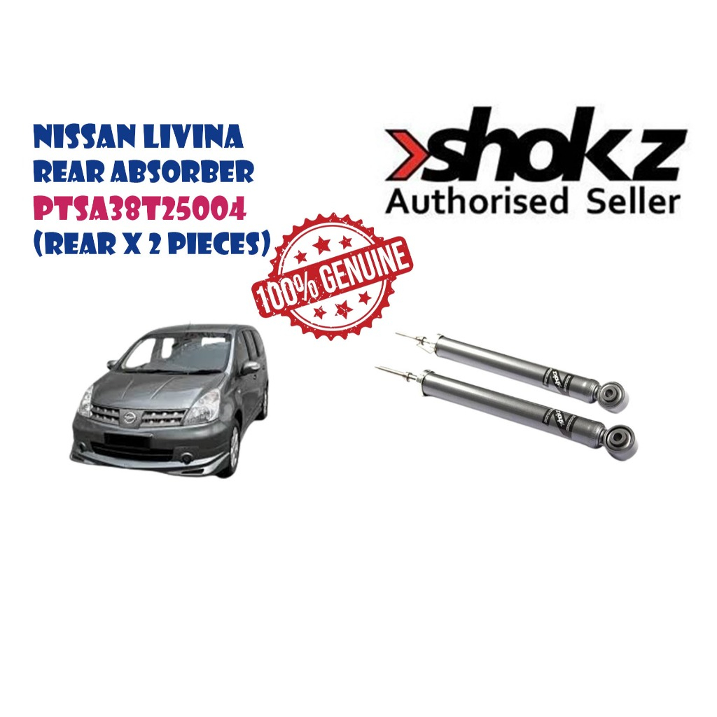 NISSAN LIVINA REAR APM SHOKZ ABSORBER SET PTSA38T25004 (REAR X 2 PIECES ...