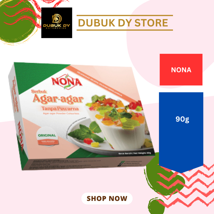 Nona Agar-Agar Powder Without Dye {90g/HALAL} | Shopee Philippines