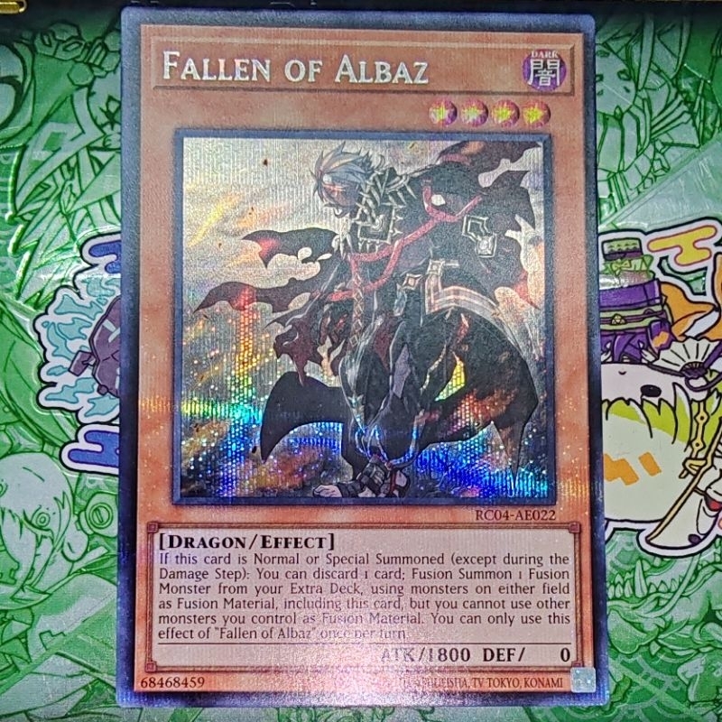 YUGIOH RC04-AE022 Fallen of Albaz[SR/SER][OCG ASIA ENGLISH] | Shopee Philippines