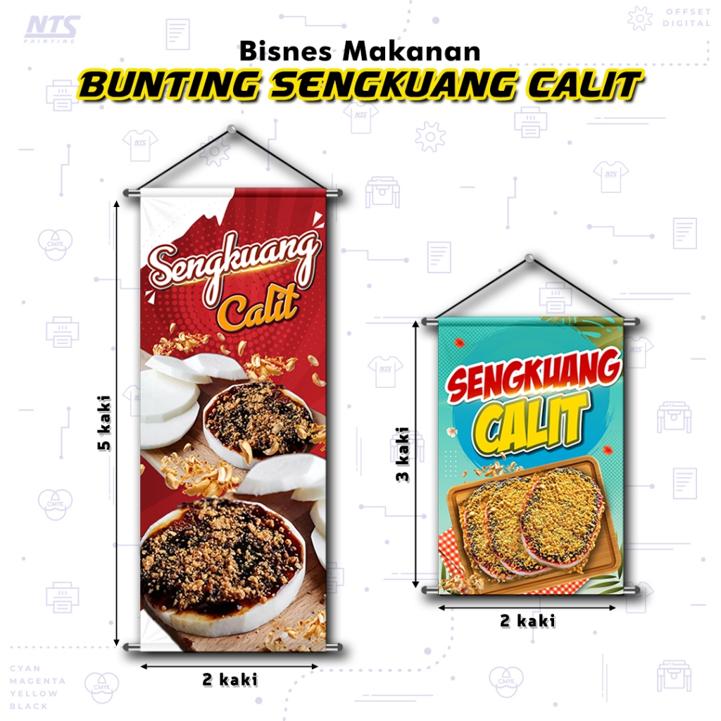 Design BUNTING SENGKUANG CALIT - FOOD KHEMAH/ NIGHT MARKET/ BAZAAR ...
