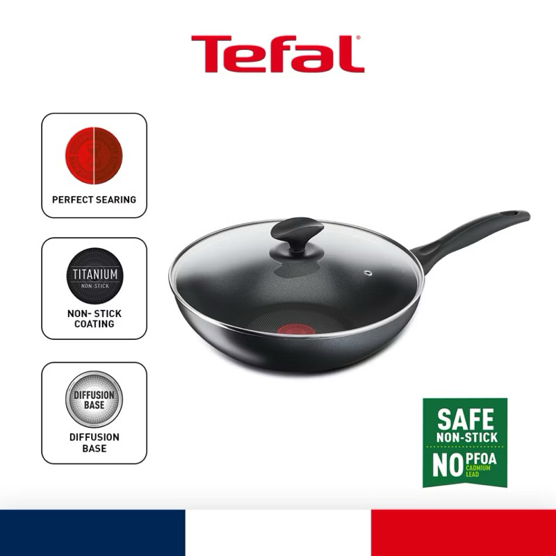 Tefal Wokpan 28cm FREE Lid 28cm | Shopee Philippines