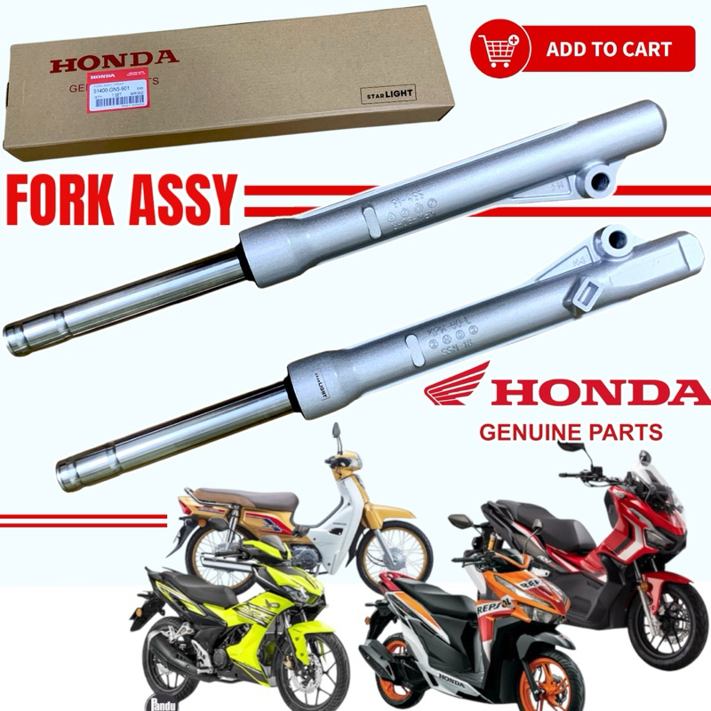 A CLASS!! FRONT FORK ASSY WAVE125 WAVE110 WAVE100 EX5 HP DAMPER ASSY ...