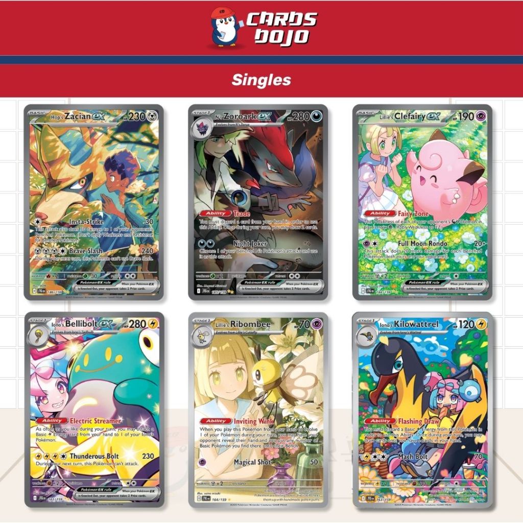 Journey Together Singles IR/SIR/GOLD Pokemon TCG English Version ...