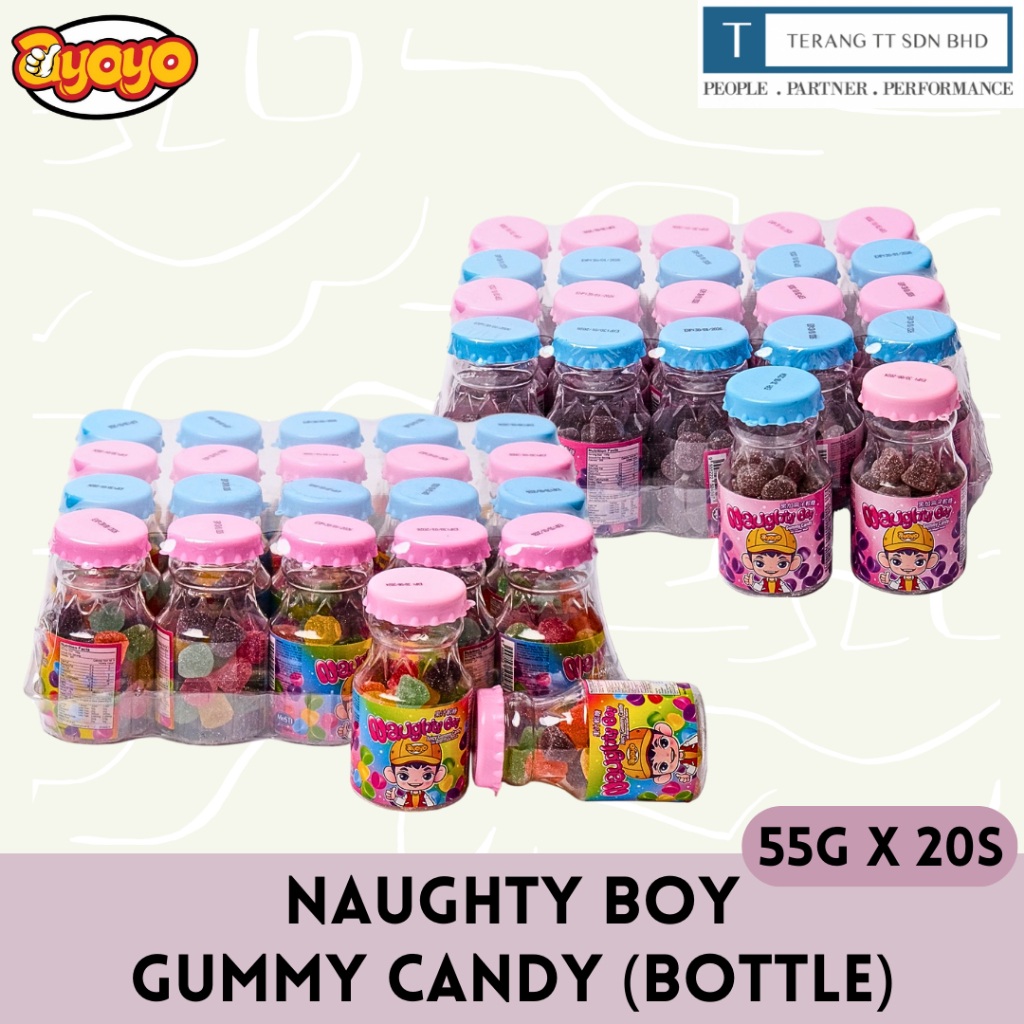 AYOYO Naughty Boy Gummy Candy 55g X 20's | Shopee Philippines