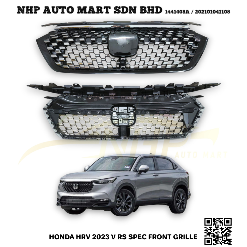 HONDA HRV HR-V 2023 FRONT GRILLE V RS SPEC 100% NEW | Shopee Philippines