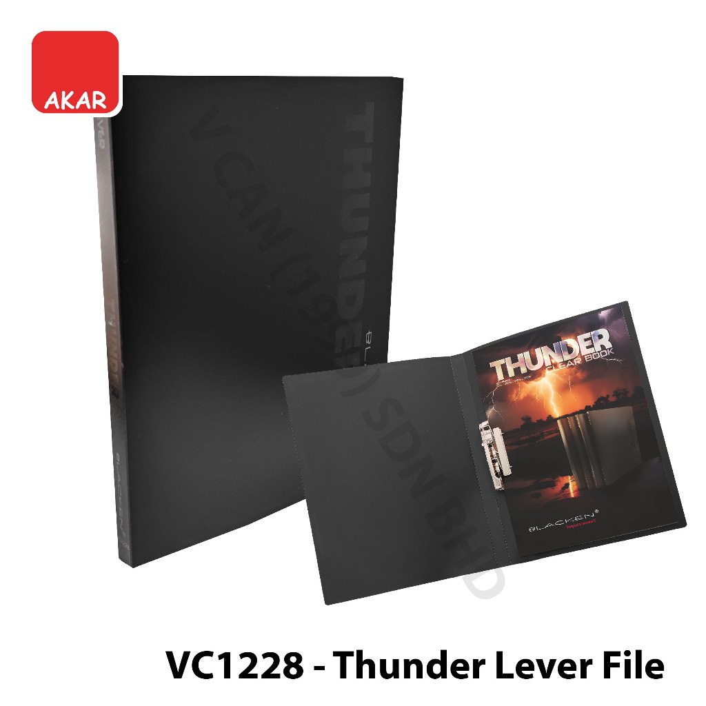 Blacken Thunder Fail Isi Semula A4 saiz / Fail Spring / Fail Lever A4 ...