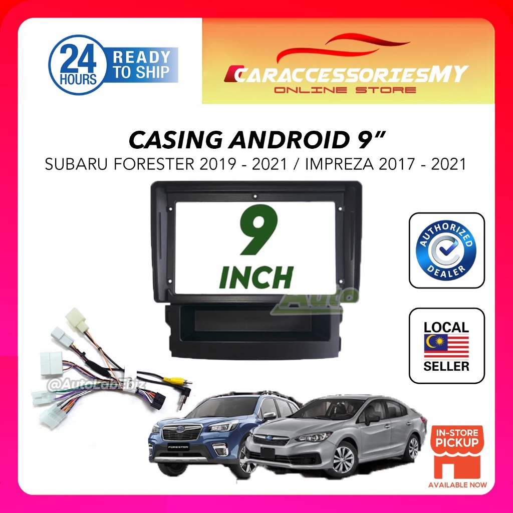 Subaru Forester 2019-2021 / Impreza 2017-2021 Android Player Casing 9 ...