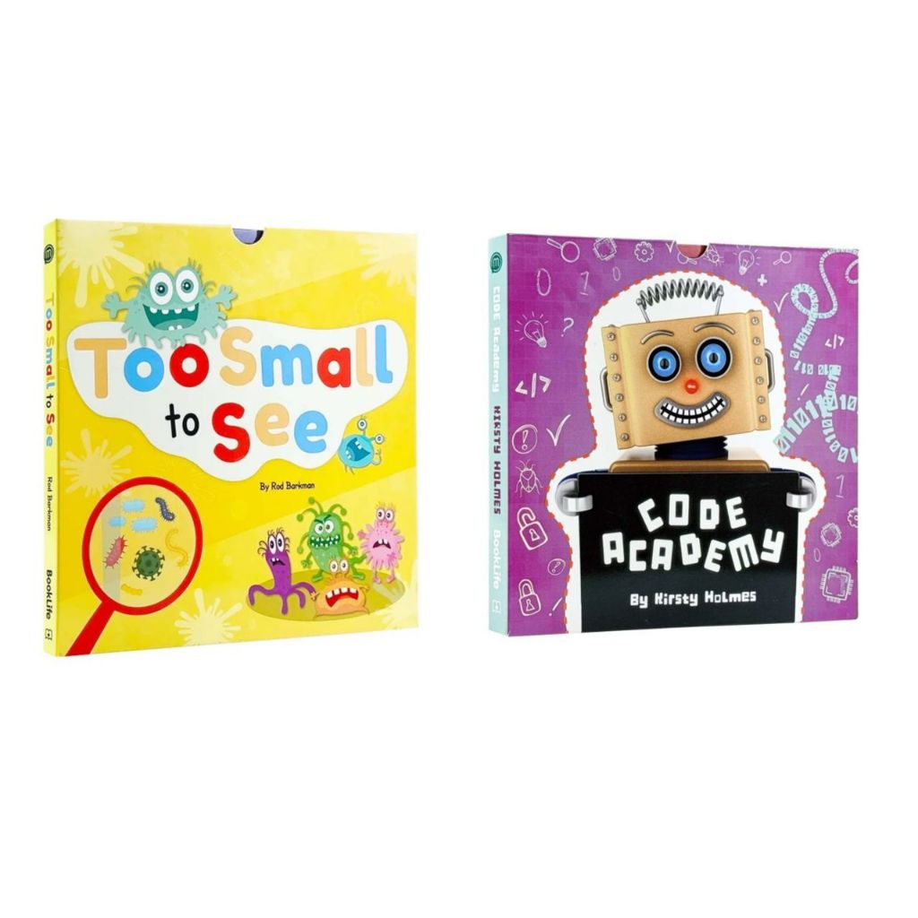 4books Too Small to See about GERMS and healthy 6books CODE ACADEMY ...