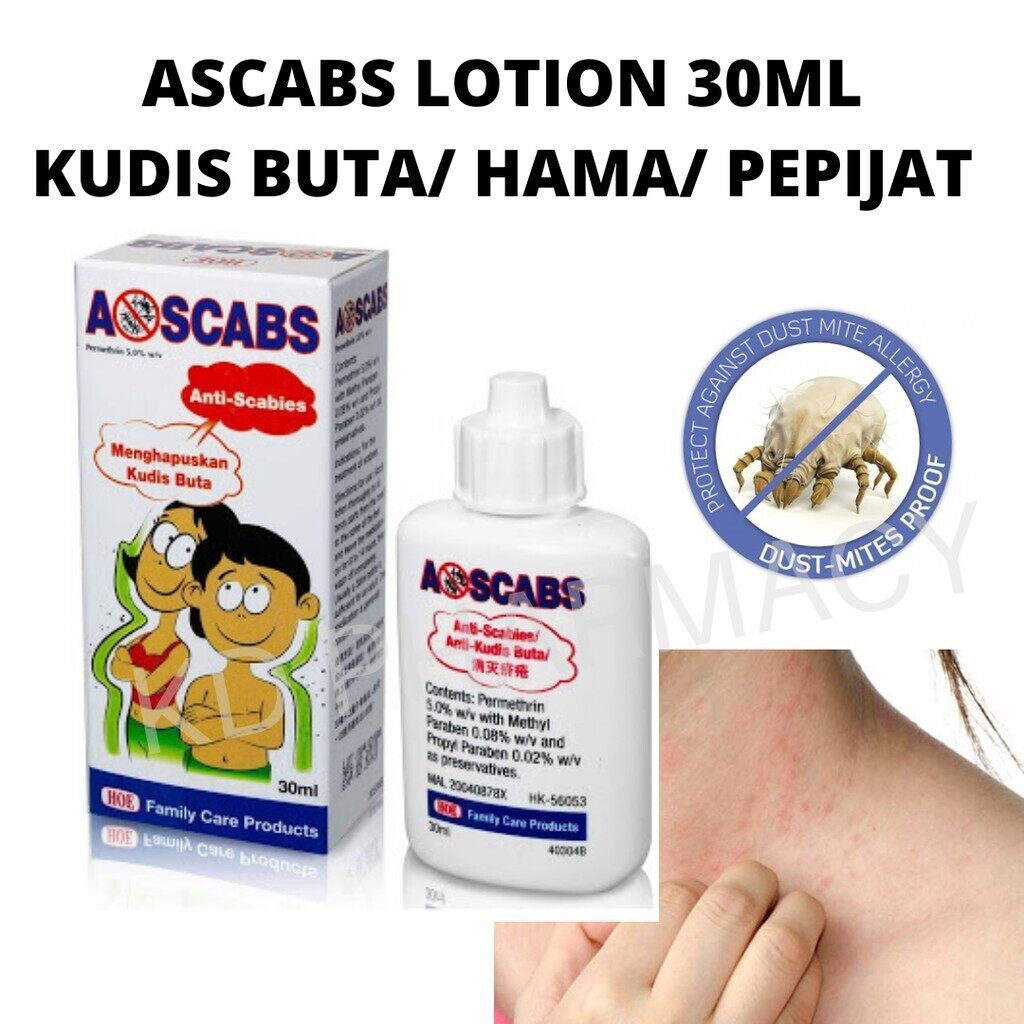 A SCABS LOTION KUDIS BUTA / HAMA / PEPIJAT 30ML | Shopee Philippines