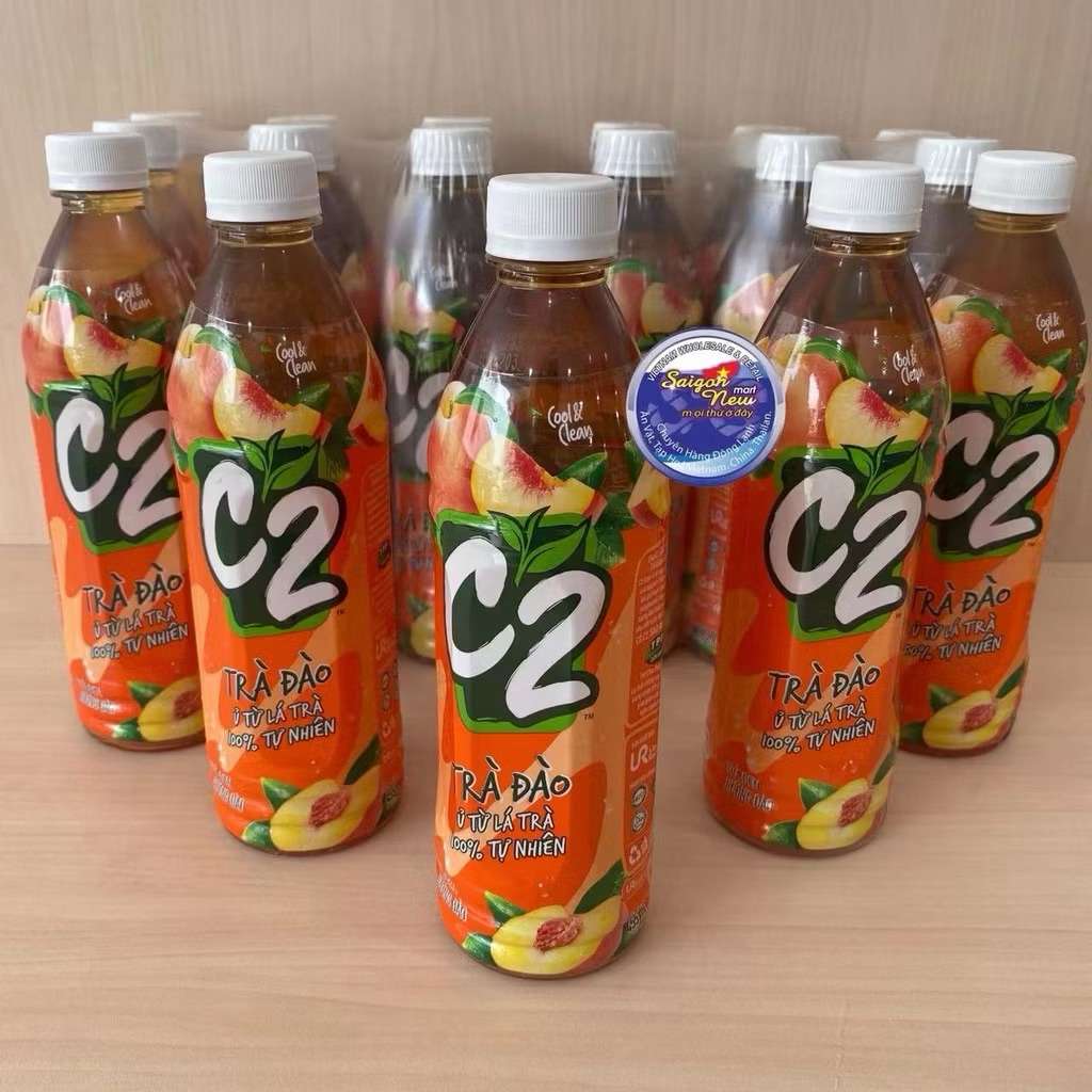 C2 Tra Dao Peach Green Tea 225ml / 455ml | Shopee Philippines