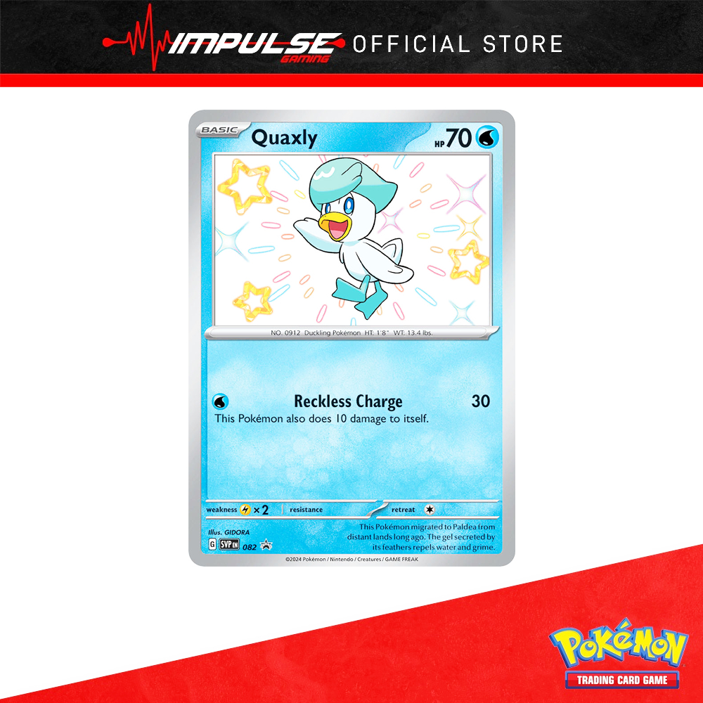 Card Pokemon Tcg Eng: SVP082 Quaxly | Shopee Philippines