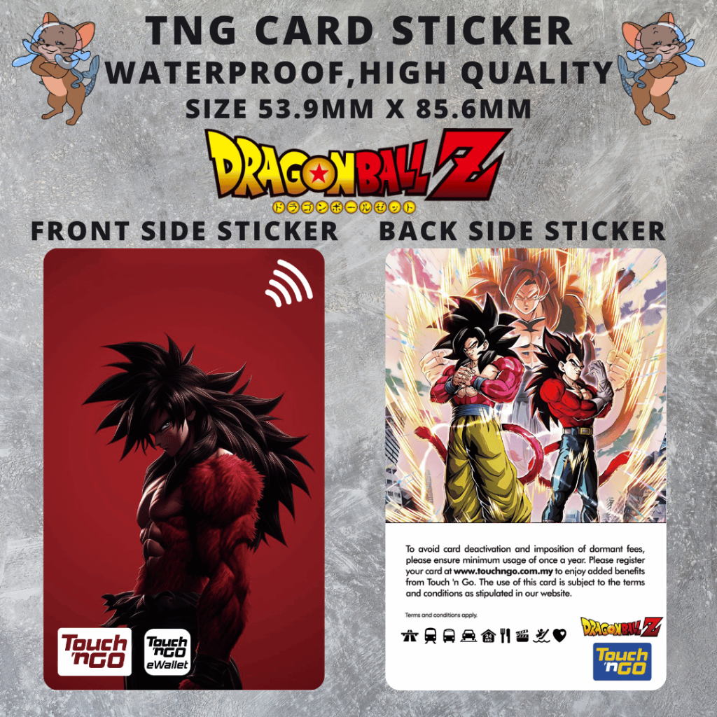Dragon Ball SS4 Goku&Vegeta -Access Card/Touch ‘n Go TNG Card ...