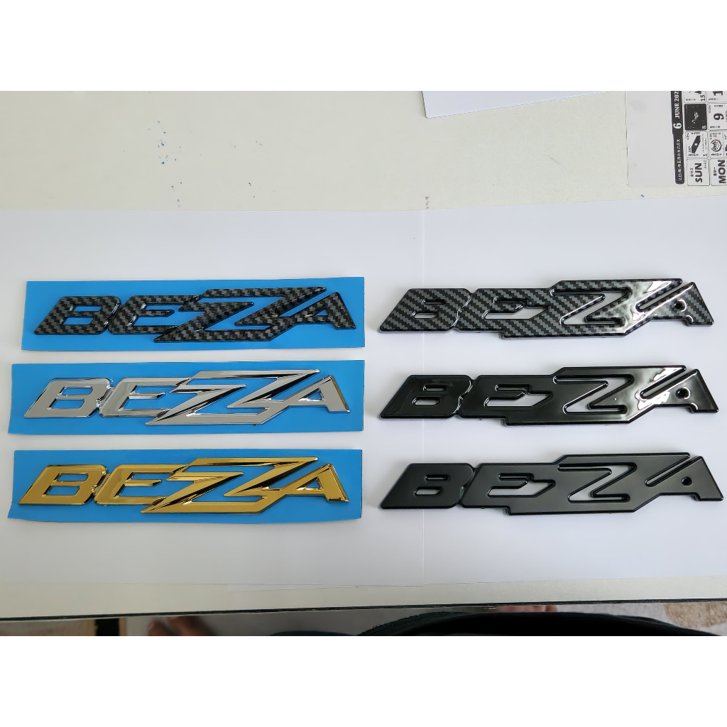 emblem perodua bezza LEKAT atau PNP tampal terus atas emblem chrome ...