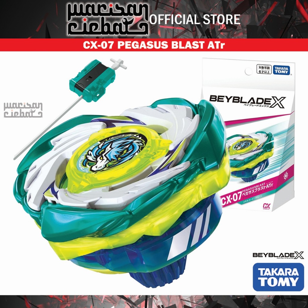Takara Tomy Beyblade X CX-07 Starter Pegasus Blast ATr | Shopee Philippines