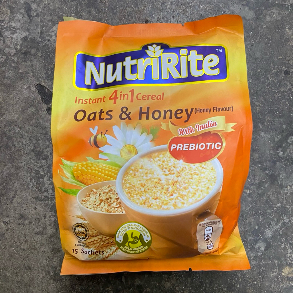 NutriRite Cereal Oats & Honey 4 in1 28g x 15’s | Shopee Philippines