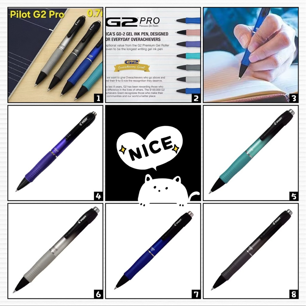 Pilot G2 Pro Gel Roller Pen Fine Point 0.7mm Black Ink | Shopee Philippines