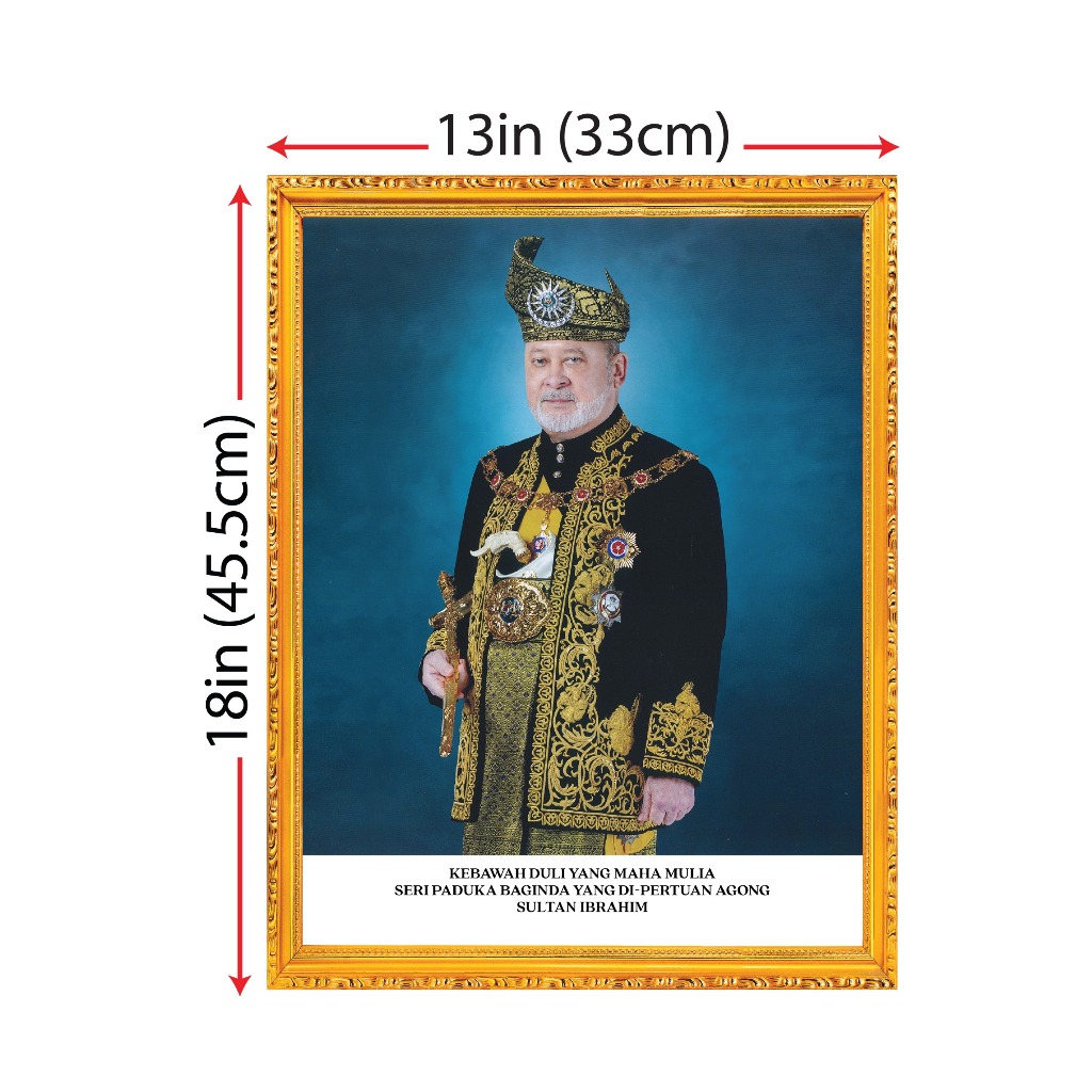 Bingkai Potret Agong (M) | Shopee Philippines