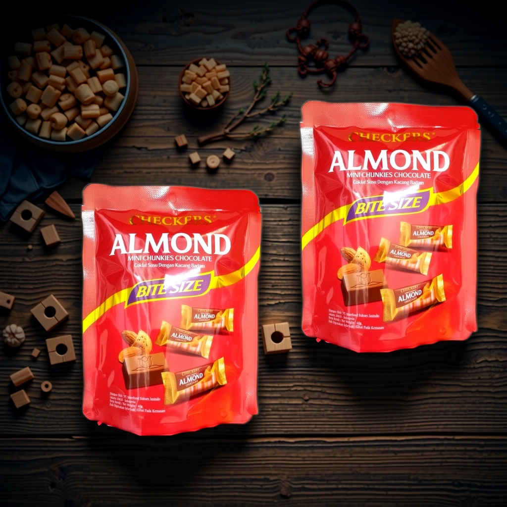 CHECKERS Almond Mini Chunkies Chocolate – Bite Size | Shopee Philippines