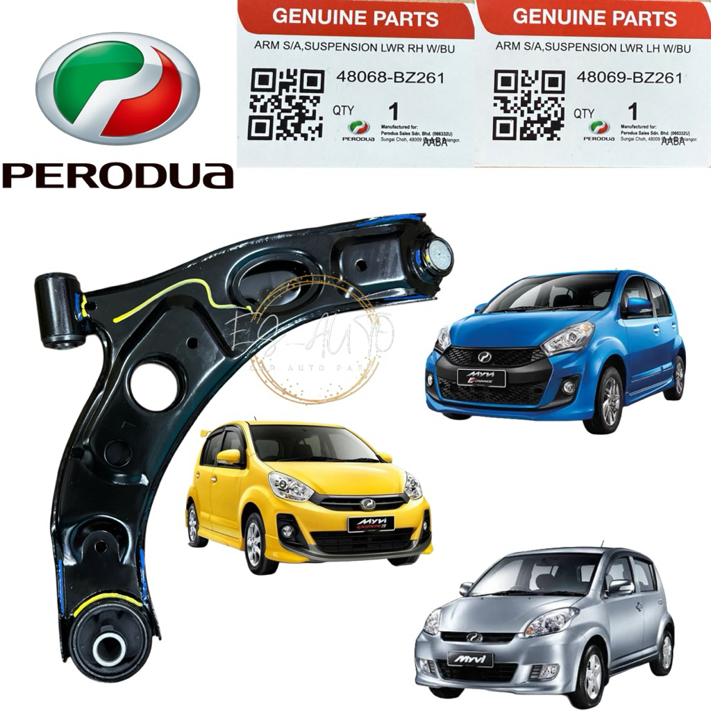 Perodua Myvi 2005-2016 Front Lower Arm Myvi Icon & Lagi Best | Shopee ...