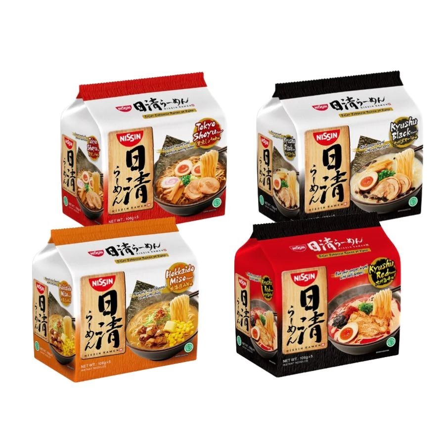 HALAL Nissin Japanese Ramen Instant Noodles 1 pek kecil (LOOSE ...
