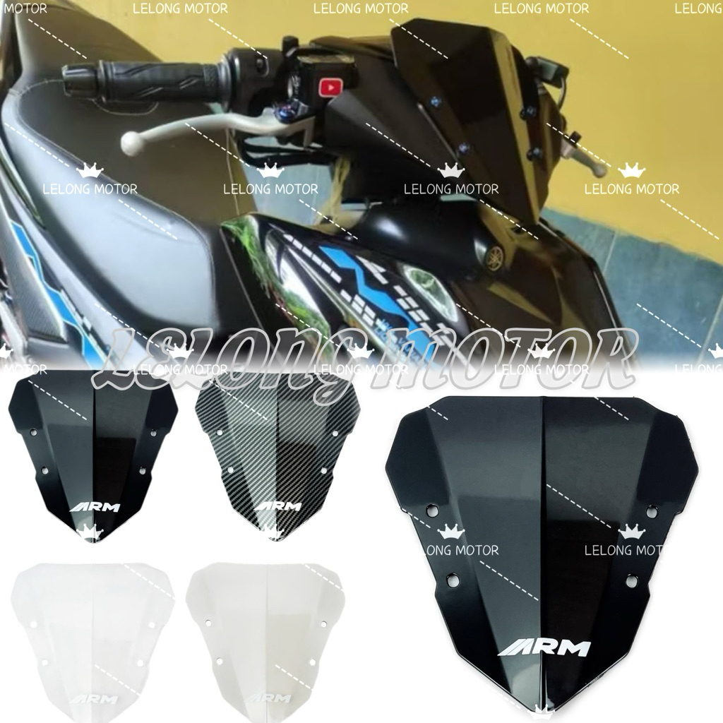 NVX155 V1 V2 ARUMI VISOR WINDSHIELD YAMAHA AEROX 22CM COWLING ...