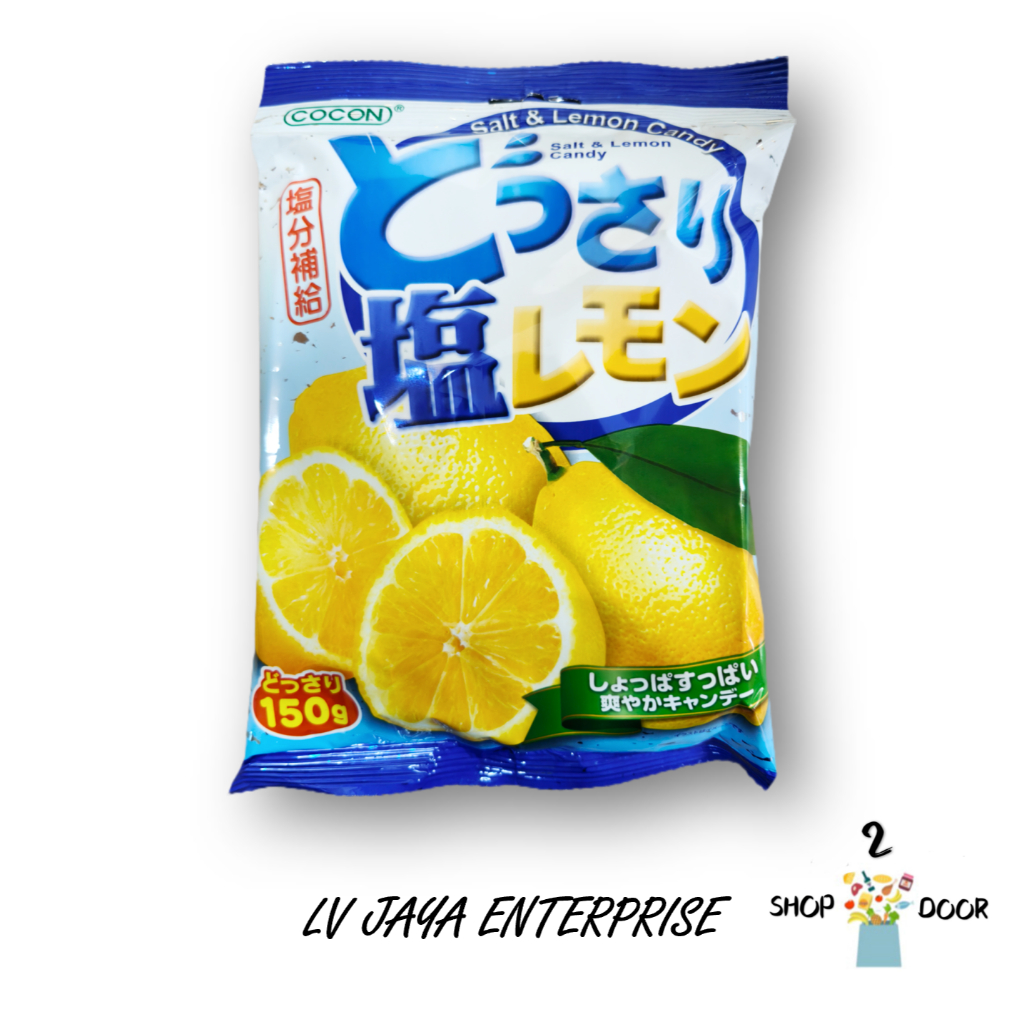 COCON Salt & Lemon Candy [ 150g ] Gula-Gula Garam Perisa Lemon | Shopee ...