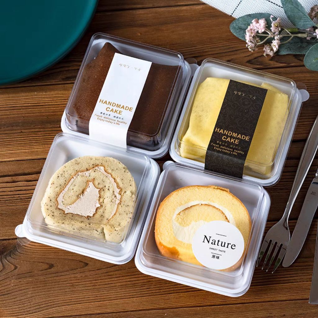 (10Set with LID)SLICE CAKE BOX/BEKAS KEK(NO STICKER) | Shopee Philippines