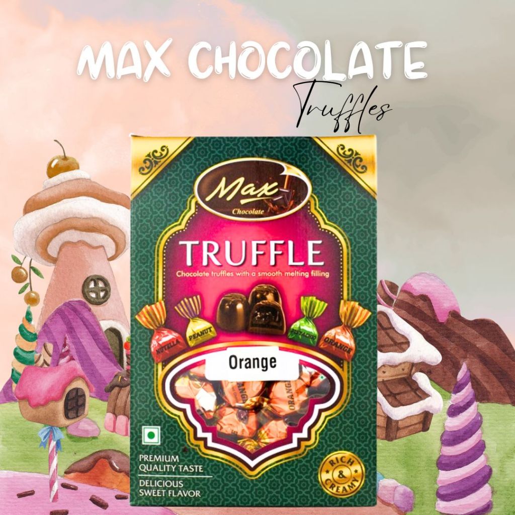Max Truffles Chocolate with Fresh Orange Cream (200g, 500g, 1kg ...