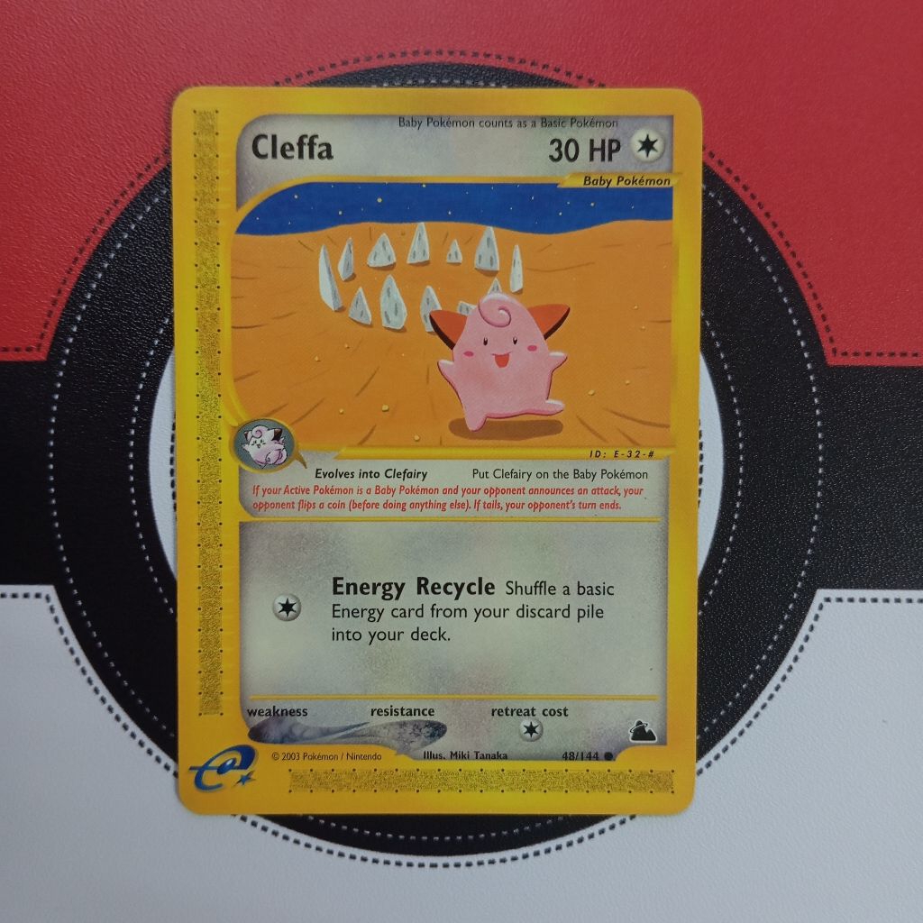 Pokemon TCG - Cleffa - 48/144 Skyridge (Common) | Shopee Philippines