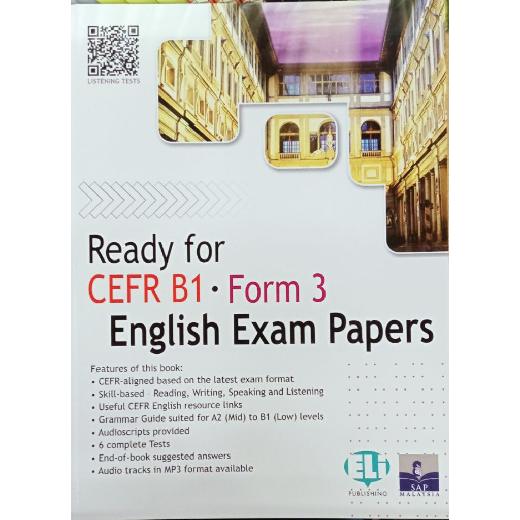 FOR CEFR B1 ENGLISH EXAM PAPERS FORM 3 | Shopee Philippines