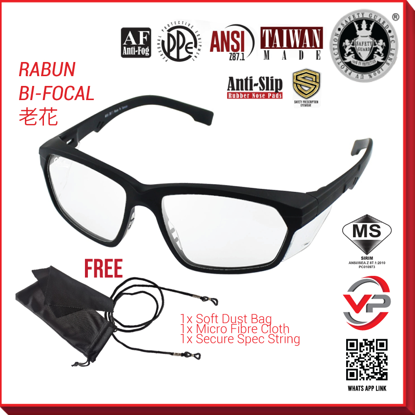 SAFETY GUARD S-213 RD Cermin Mata Membaca utk Rabun Reading ...