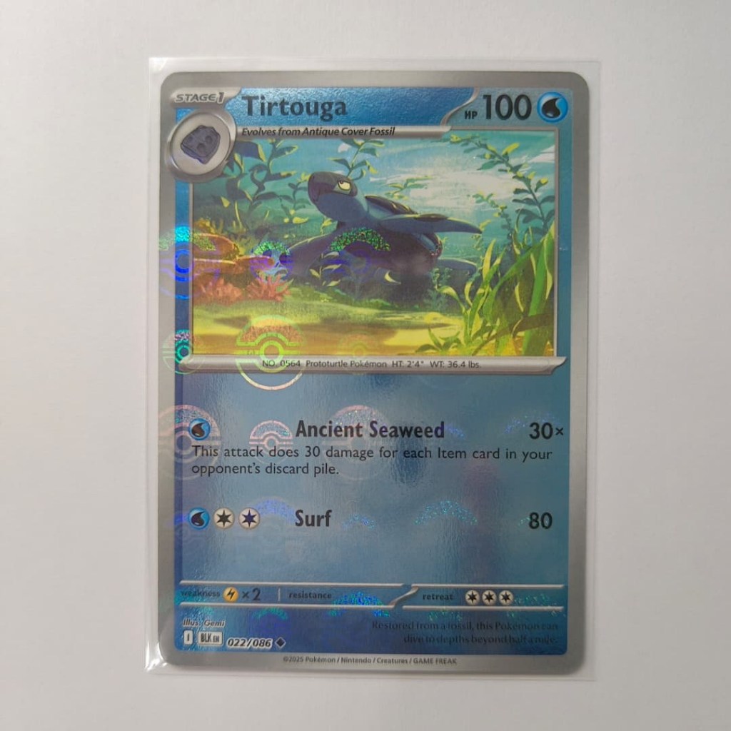 Pokemon Trading Card - Tirtouga (Poke Ball Pattern) - SV: Black Bolt ...