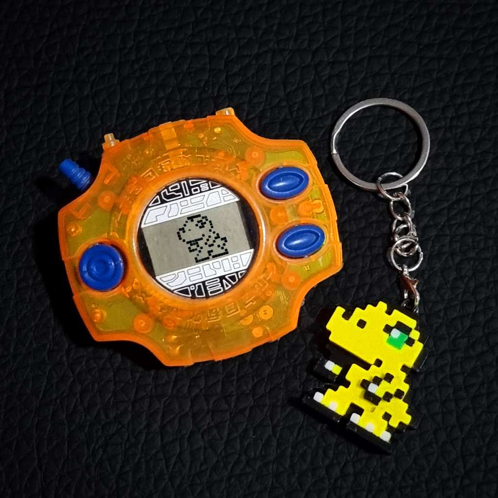 Digimon Adventure US D2 Pixel Art Colour Figure Keychain | Shopee ...