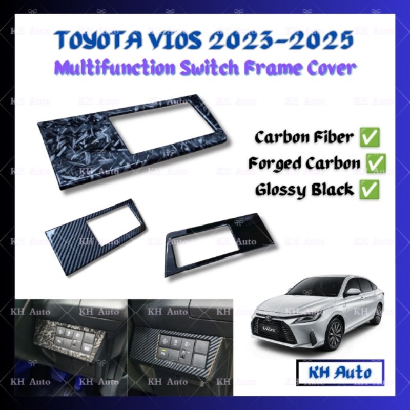 Toyota Vios Ac100 2023-2025 Car Multifunction Switch Frame Cover Forged ...