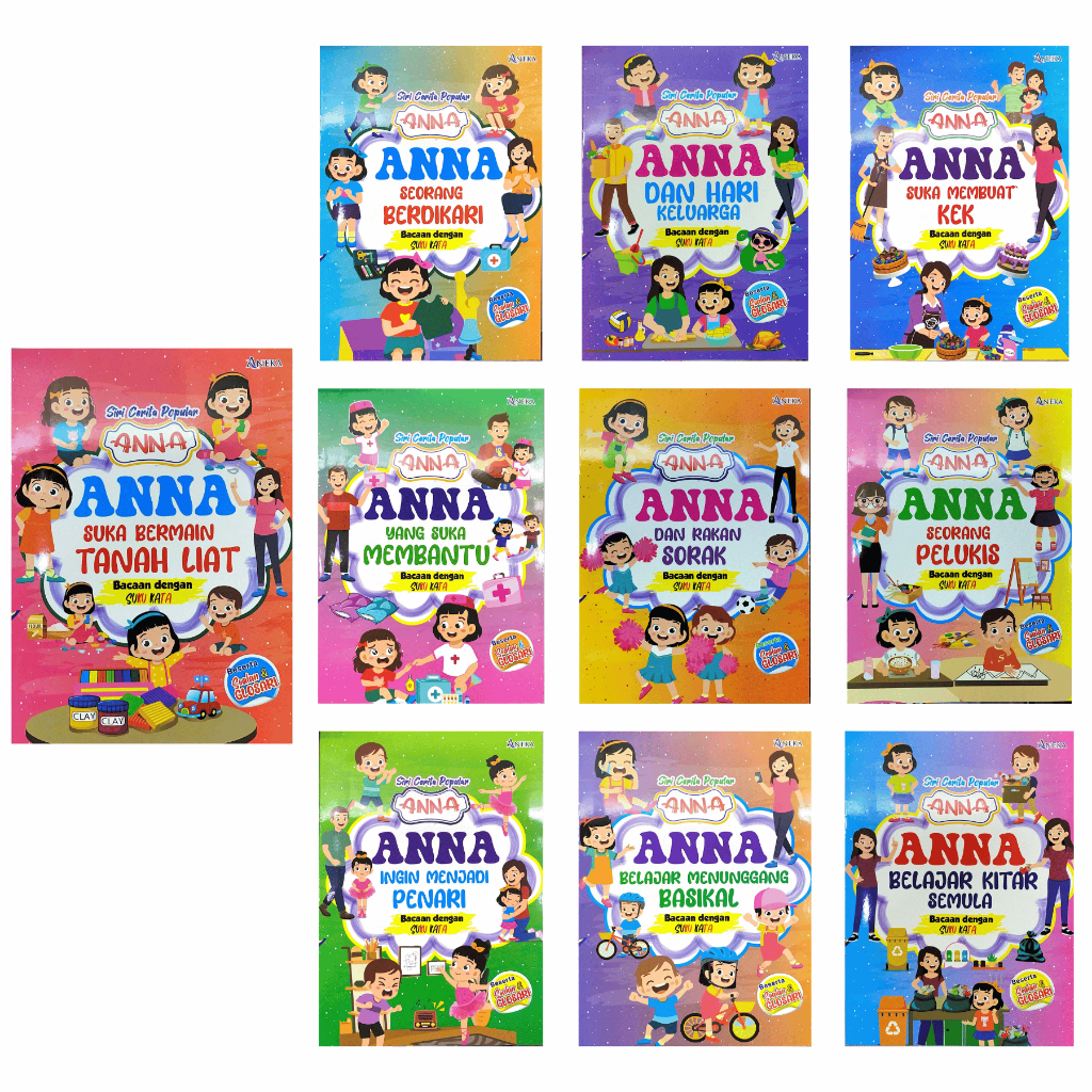 [Various] Popular Story Series: ANNA (Reading with Syllable with ...