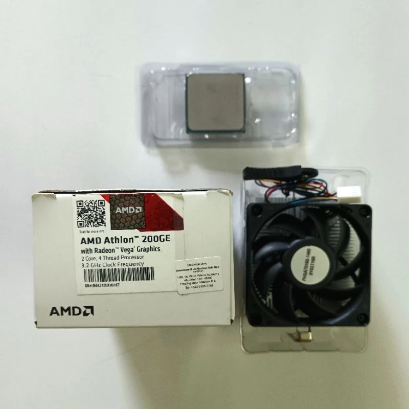 AMD Athlon 200GE FULLSET with Box Barang PC Used Graphics Card | Shopee ...