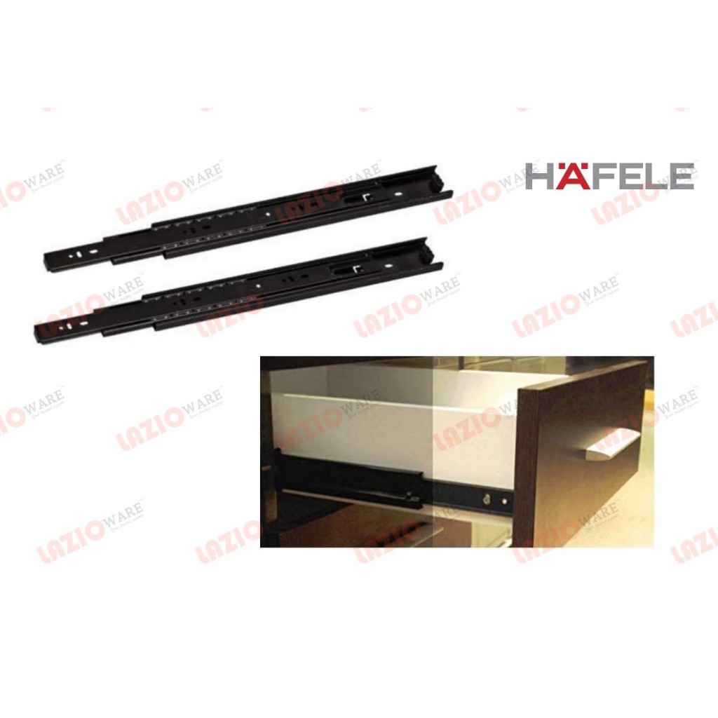 HAFELE heavy duty drawer 45mm full extension ball bearing slide runner ...