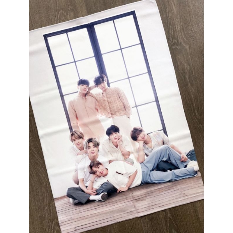 BTS Global Official Fanclub — Merch Box 1 — Fabric Poster | Shopee ...